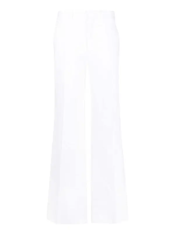 Chloé High-waisted Tailored Trousers - White