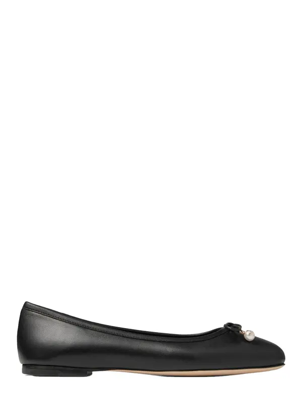 JIMMY CHOO Elme Ballerina Shoes - Black