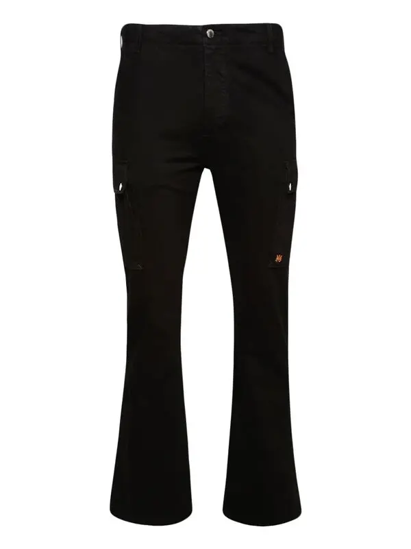 Amiri Cargo Flared Jeans - Black