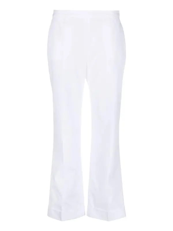 Aspesi Bootcut Cropped Trousers - White