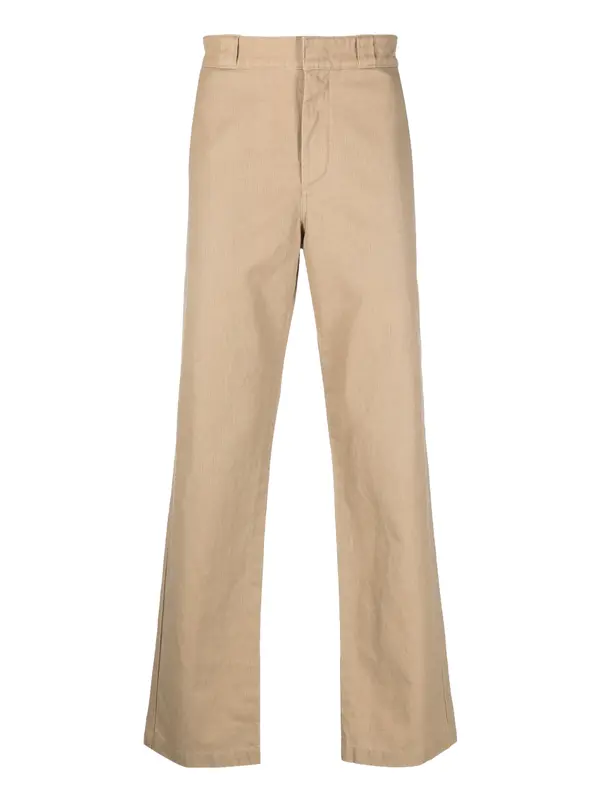 Aspesi High-waisted Straight-leg Trousers - Neutrals