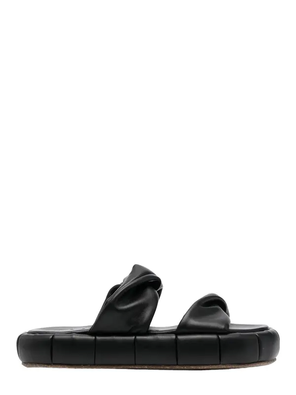 THEMOIRE Air Platform Sandals - Black