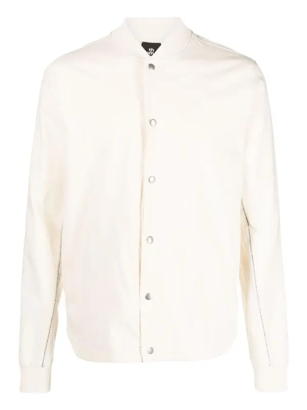 THOM KROM Decorative-stitching Bomber Jacket - Neutrals