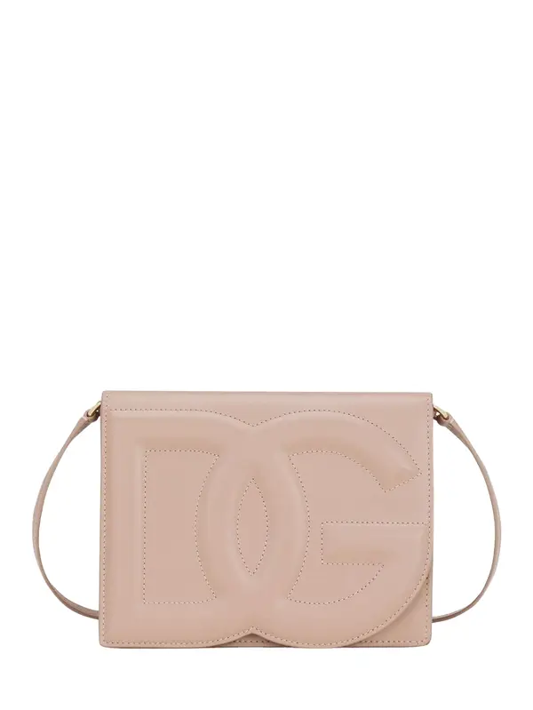 Dolce & Gabbana Leather Crossbody Bag - Neutrals
