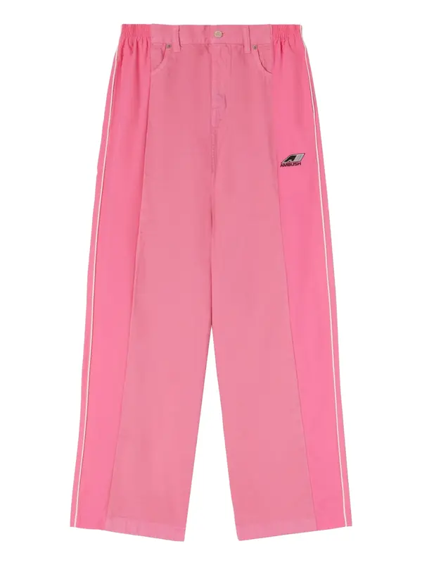 AMBUSH Wide-leg Panelled Trousers - Pink
