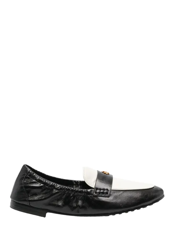 Tory Burch Ballet Leather Loafers - Black
