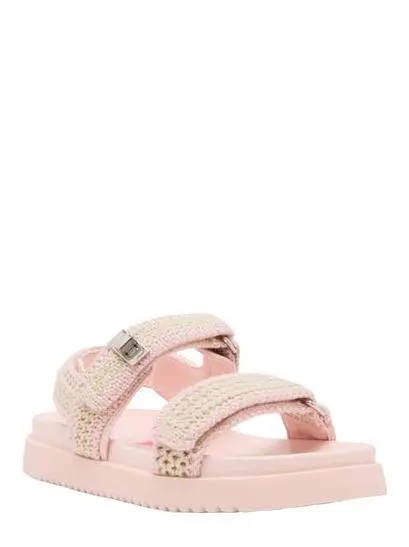 Steve Madden Mona Platform Sandals - Light Pink Multi