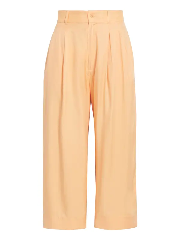 Equipment Lilie Satin Culottes - Pastel Orange