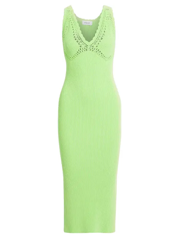Derek Lam 10 Crosby Valencia Cotton-blend Midi Dress - Light Green