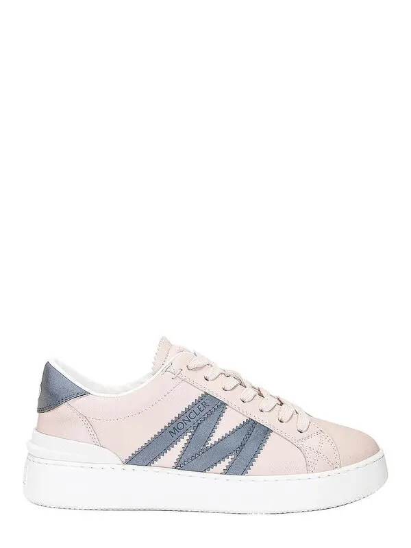 Moncler Monaco Low Top Sneakers - Pink