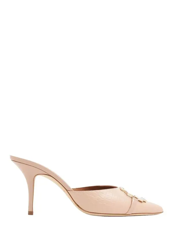 MALONE SOULIERS Missy 70mm Pointed-toe Mules - Neutrals