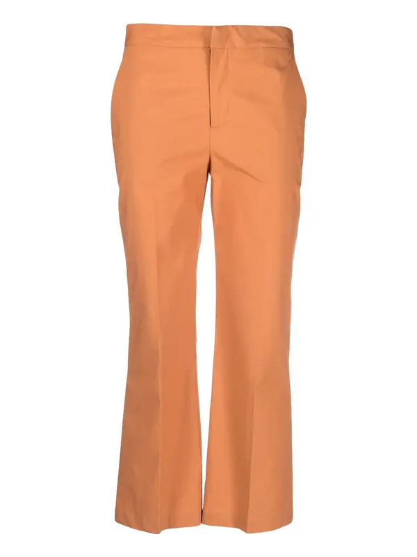 TWINSET Cropped Tailored Trousers - Orange