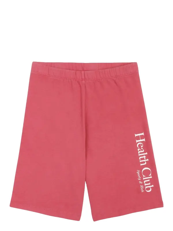 SPORTY & RICH Health Club Knee-length Shorts - Pink