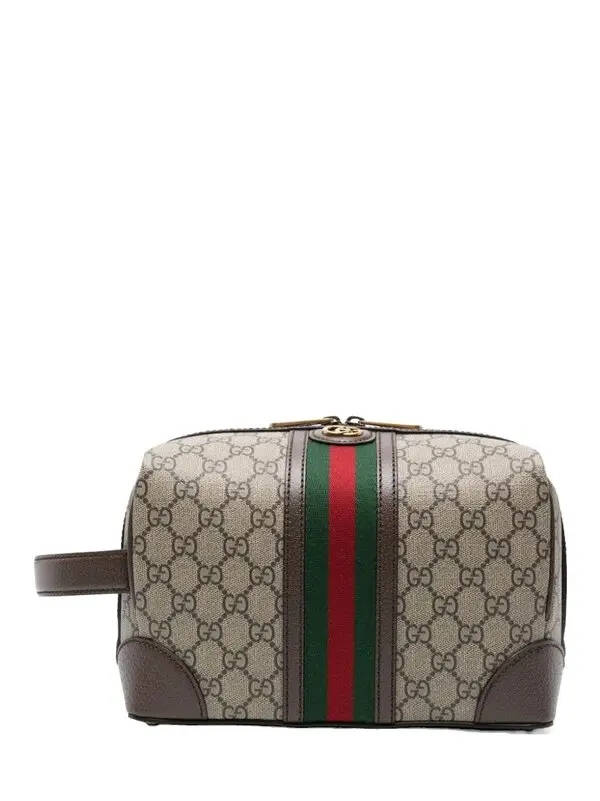Gucci Savoy Canvas Wash Bag - Neutrals