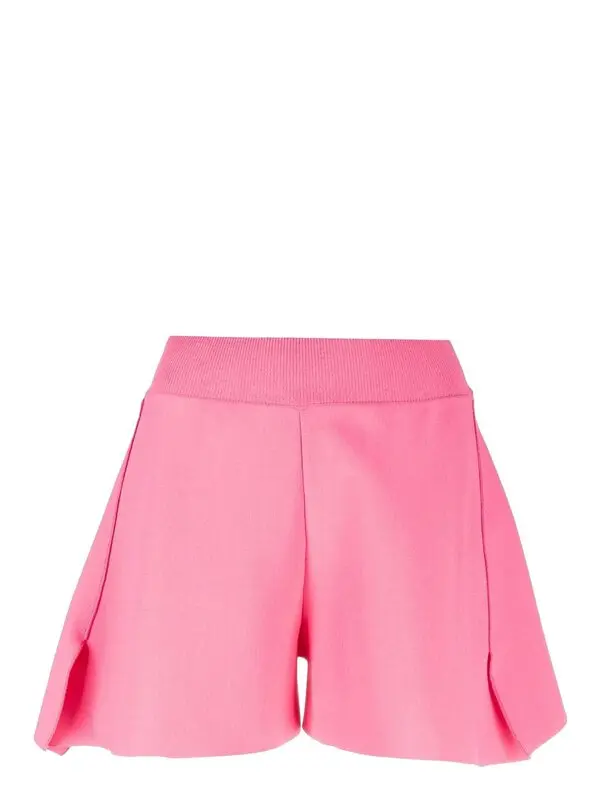 Stella McCartney Mid-rise Knitted Track Shorts - Pink