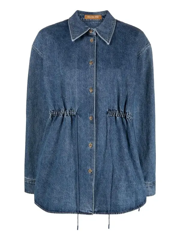 REJINA PYO Jolene Denim Shirt - Blue