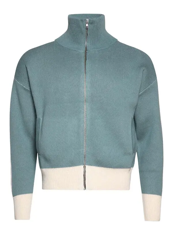 Rhude Rb Knitted Track Jacket - Blue