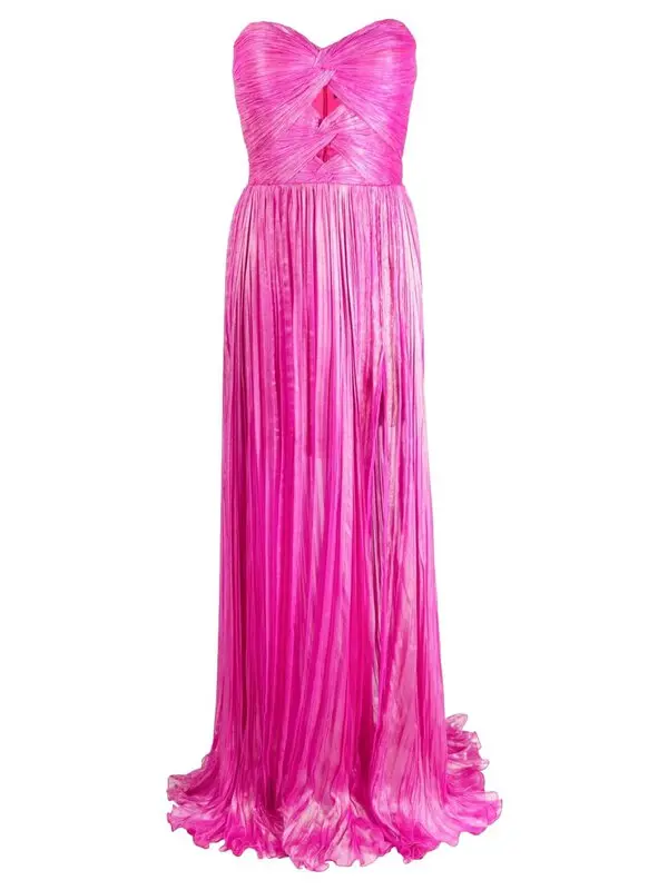 IRIS SERBAN Vera Strapless Gown - Pink