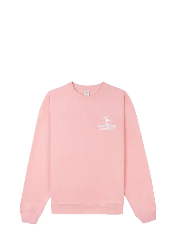 SPORTY & RICH Gymnastics Logo Sweatshirt - Pink
