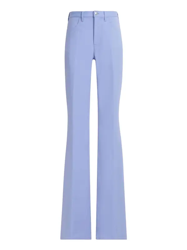 Marni Pressed-crease Straight-leg Trousers - Blue