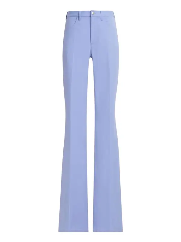 Marni Pressed-crease Straight-leg Trousers - Blue