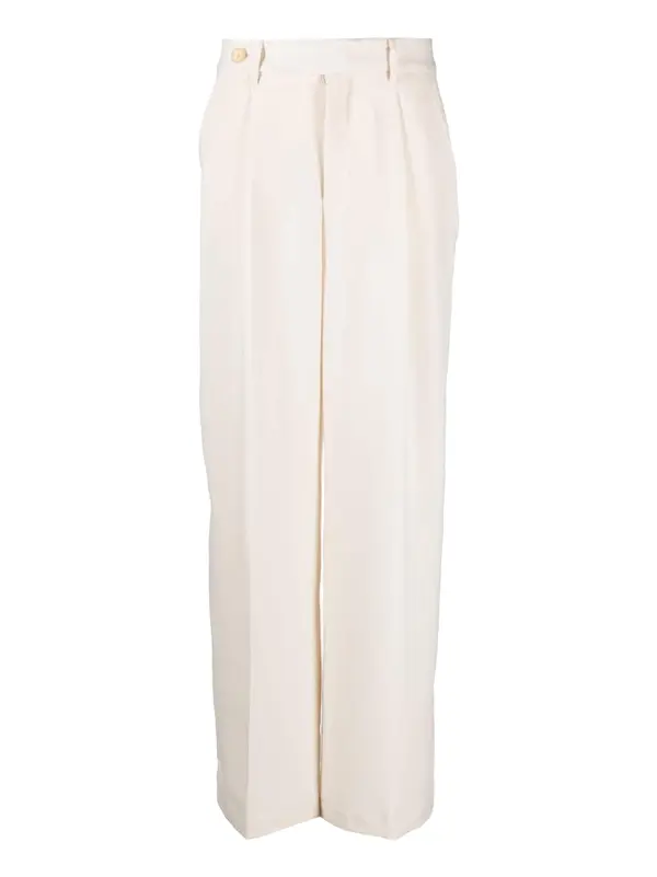 Dkny Wide-leg Trousers - White