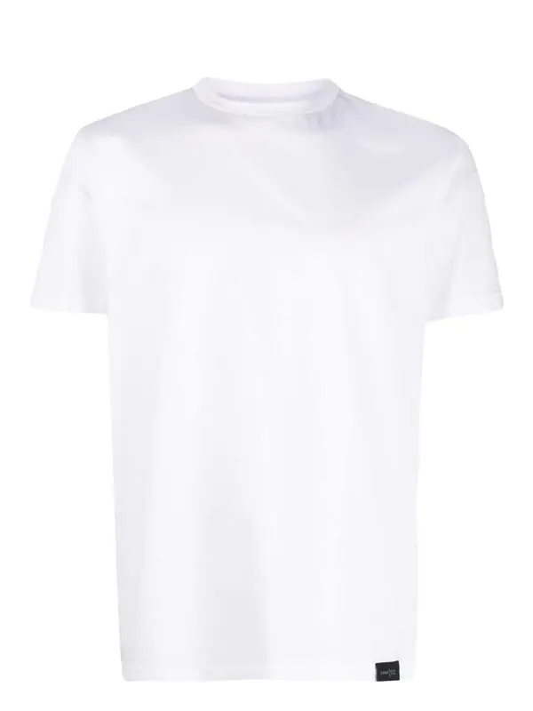 LOW BRAND Crew-neck Cotton T-shirt - White