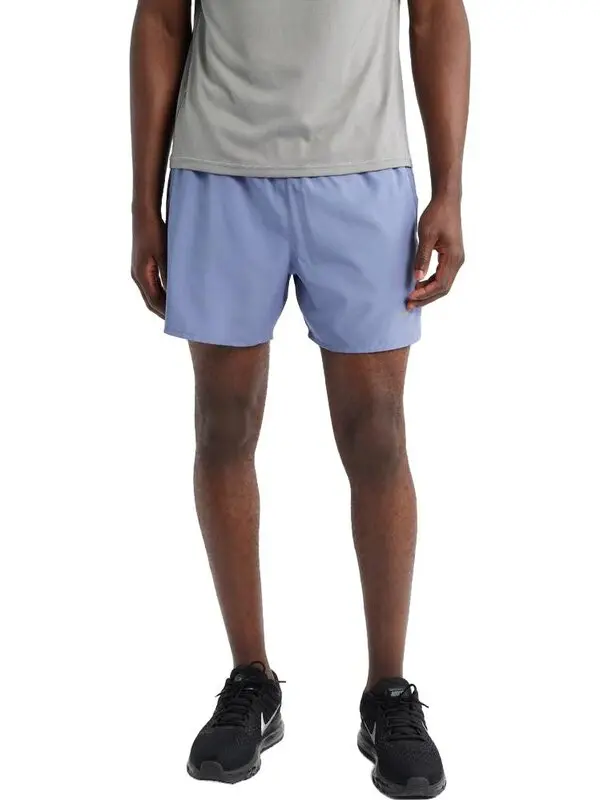 Nike Dri-fit Challenger 5-inch Lined Shorts - 499 World Indigo/reflective Silv
