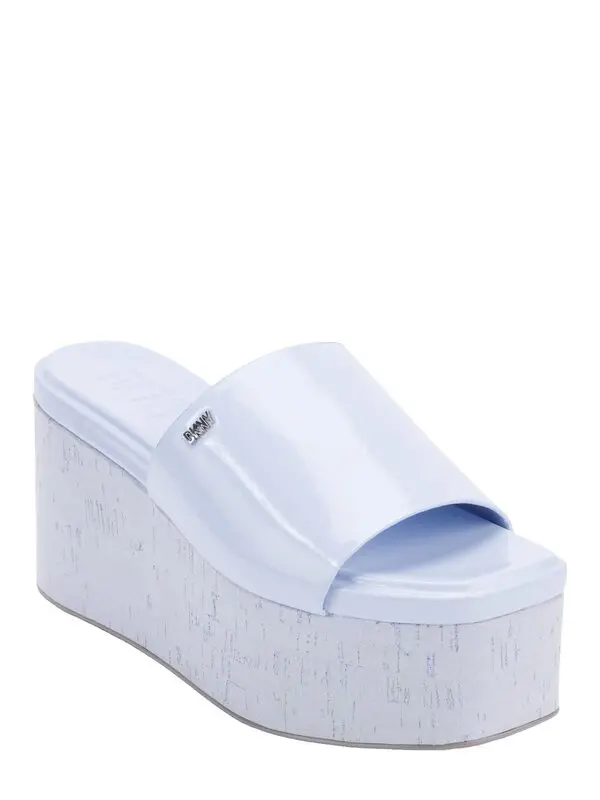 Dkny Adalira Platform Slide Sandal - Lavender