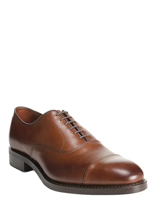 Allen Edmonds Park Avenue Cap-toe Oxford Dress Shoes - Coffee