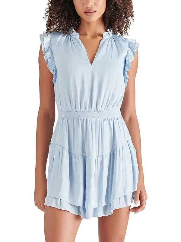 Steve Madden Prairie Dreams Mini Dress - Sky Blue