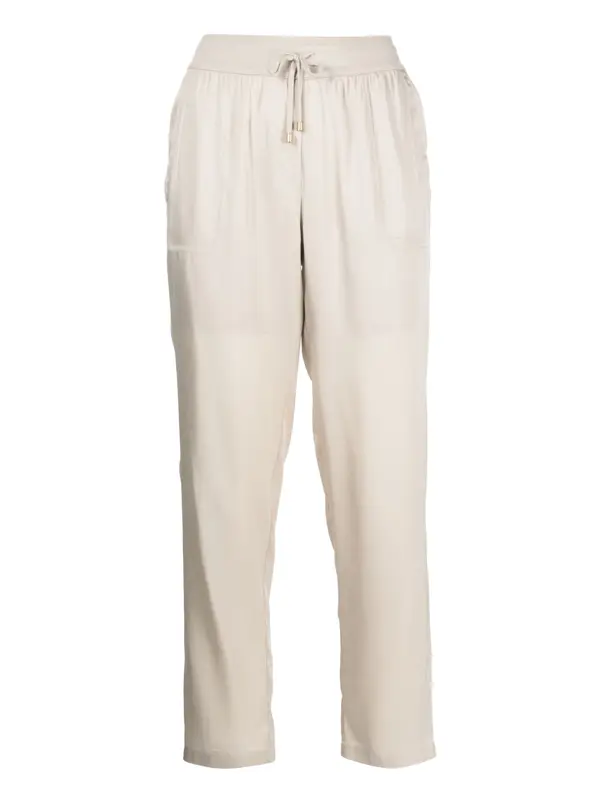 Lorena Antoniazzi Drawstring-waist Track Pants - Neutrals