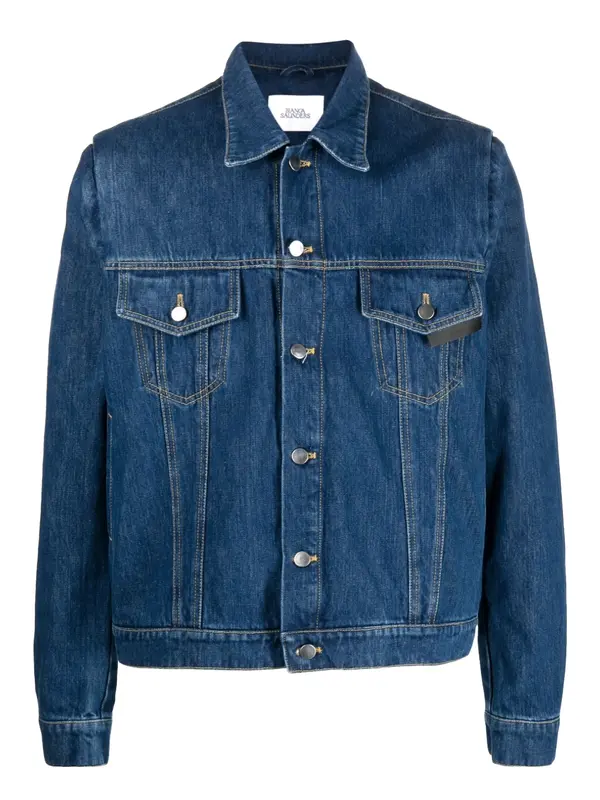 BIANCA SAUNDERS Lexxus Denim Jacket - Blue
