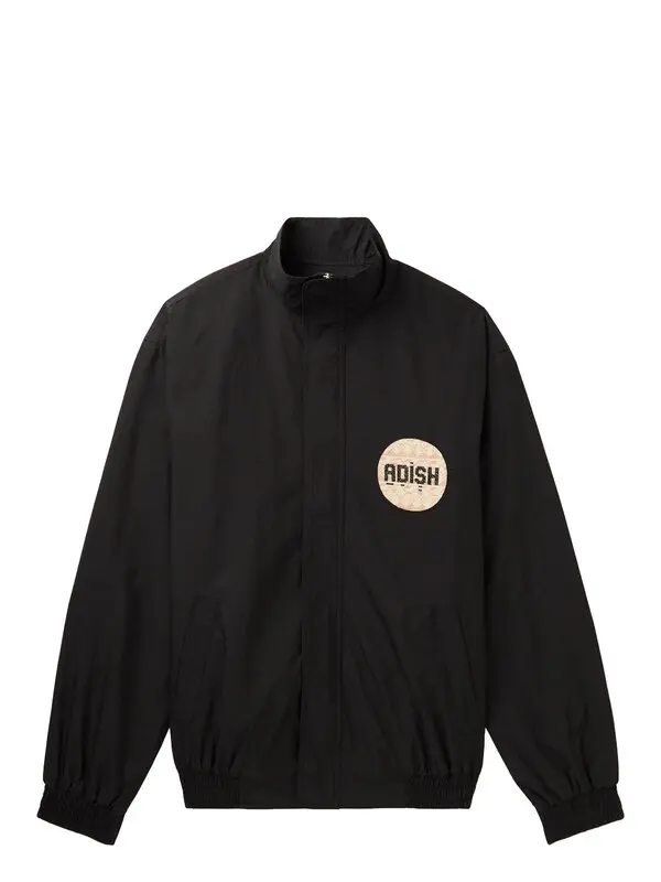 ADISH Logo-appliquéd Cotton-ripstop Jacket - Black