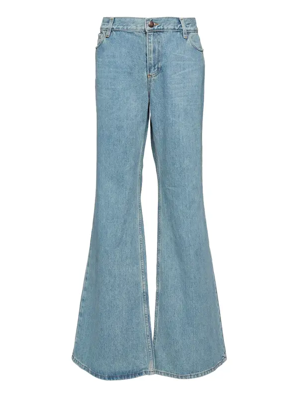 Magda Butrym Low-rise Flared Jeans - Blue