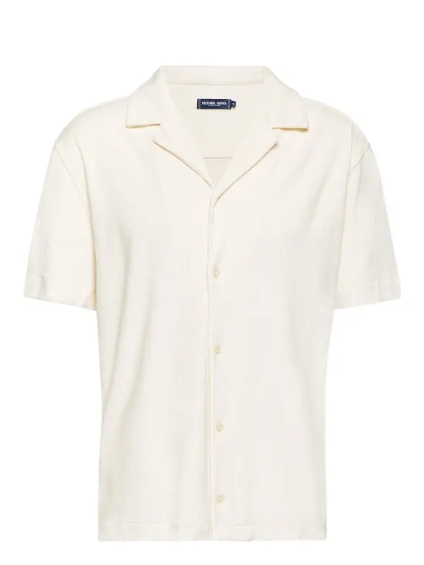Frescobol Carioca Roberto Cotton Terry Shirt - White