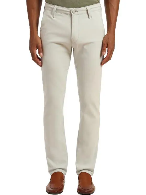34 Heritage Verona High Flyer Stretch Cotton Blend Chinos - Stone High-flyer