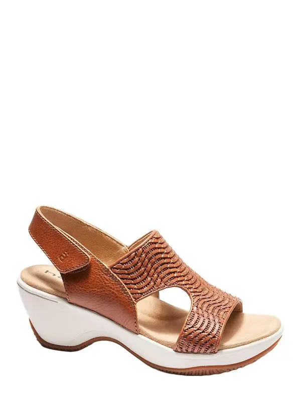 HALSA FOOTWEAR Slingback Sandal - Cognac