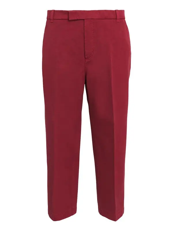 Thom Browne Cotton Chinos - Burgundy
