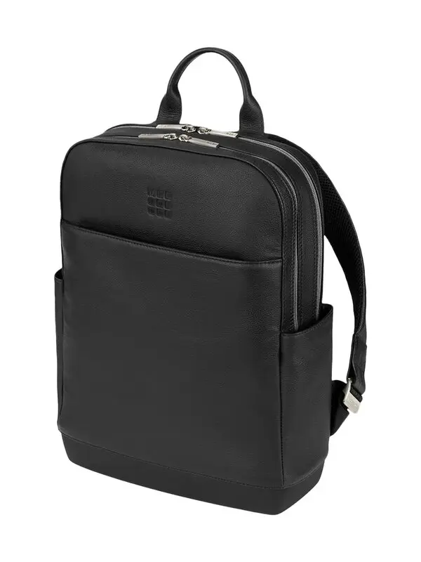 MOLESKINE Leather Pro Backpack - Black