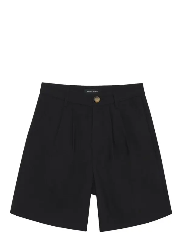 ANINE BING Carrie Tailored Shorts - Black