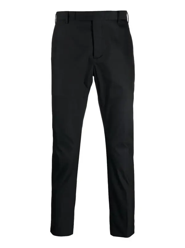 PT TORINO Slim-cut Tailored Trousers - Black