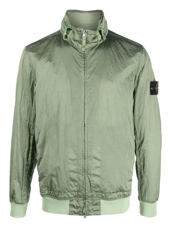Stone Island 41920 Zip-up Jacket - Green