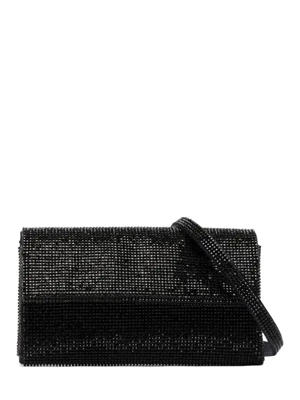 Benedetta Bruzziches Crystal-embellished Tote - Black