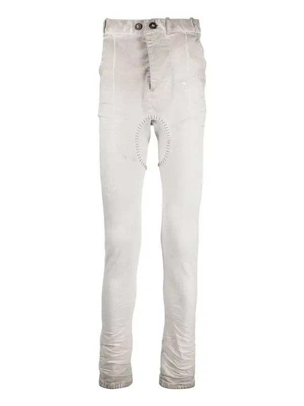 Boris Bidjan Saberi Drop-crotch Skinny Jeans - Grey