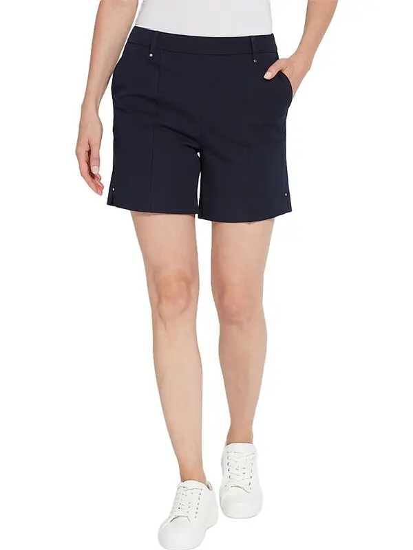 Lyssé Amanda Stretch Twill Shorts - True Navy