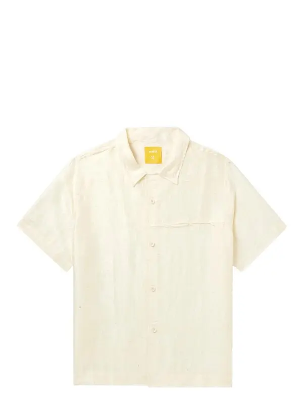 AIREI Slub Silk Shirt - Neutrals