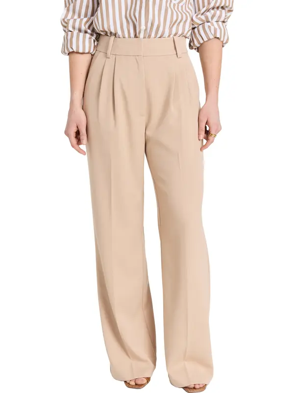 FAVORITE DAUGHTER The Favorite Petite Trousers - Beige
