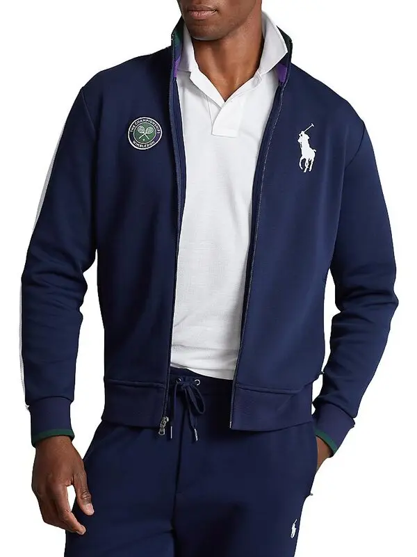 Polo Ralph Lauren Wimbledon Ballperson Zip-up Jacket - Navy Multi