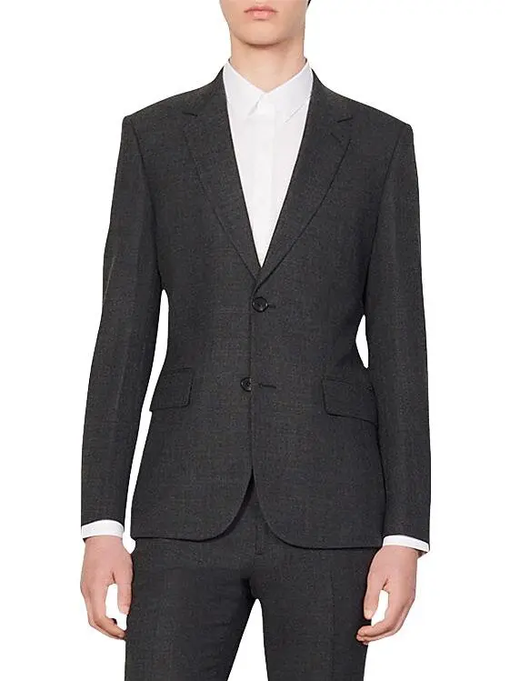 Sandro Legacy Gray Suit Jacket - Mocked Grey